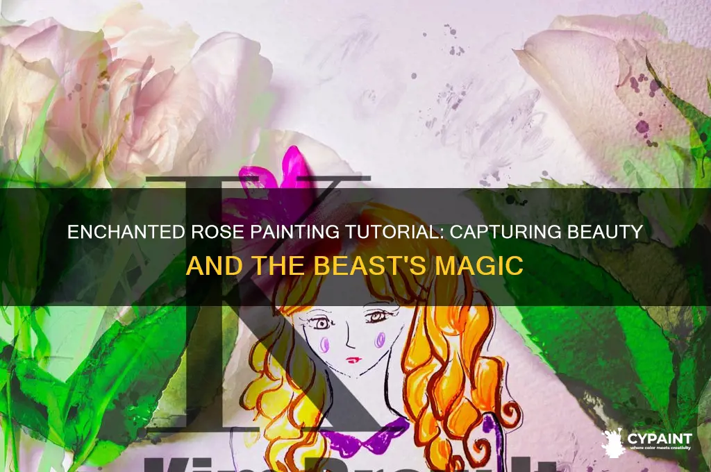 Enchanted Rose Painting Tutorial: Capturing Beauty And The Beast's ...