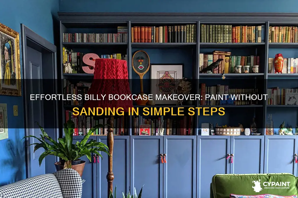 Effortless Billy Bookcase Makeover: Paint Without Sanding In Simple ...