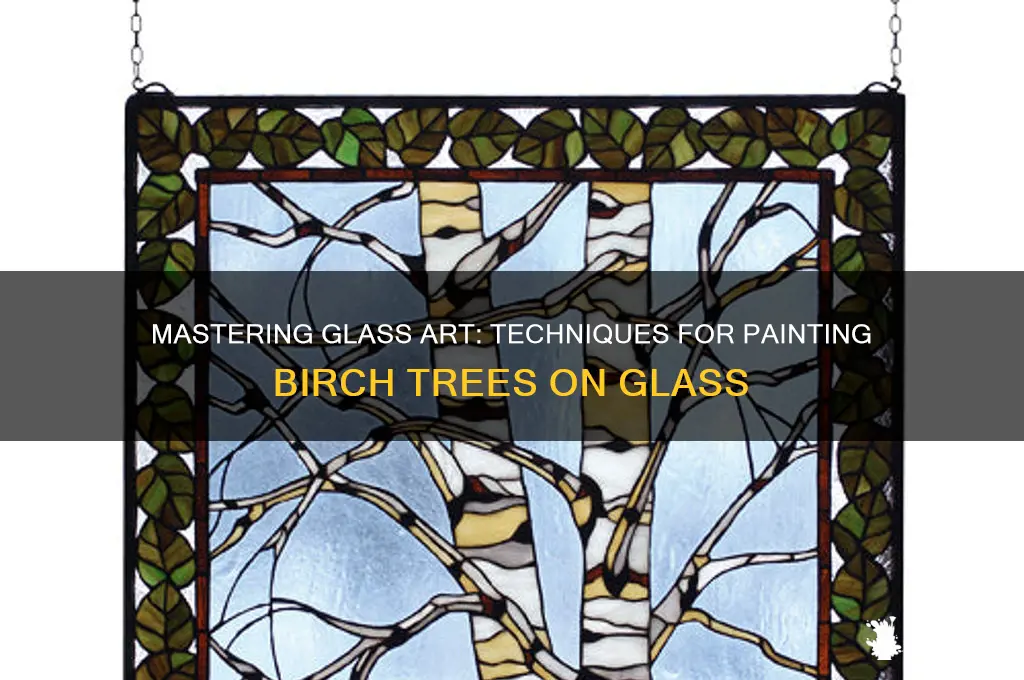 Mastering Glass Art: Techniques For Painting Birch Trees On Glass | CyPaint