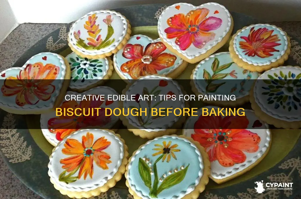 Creative Edible Art: Tips For Painting Biscuit Dough Before Baking ...