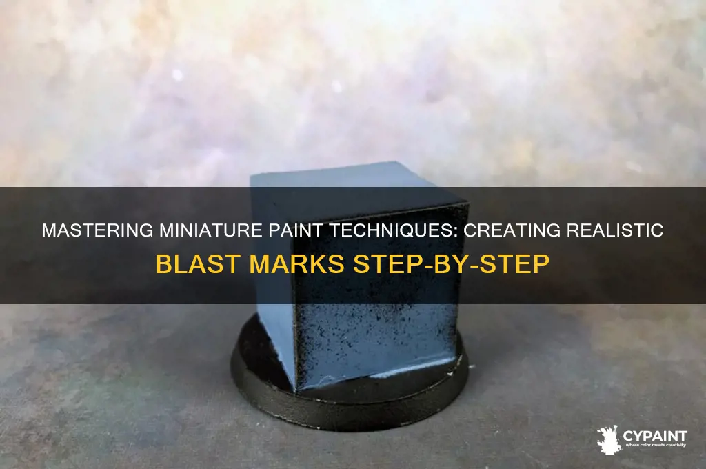 Mastering Miniature Paint Techniques: Creating Realistic Blast Marks ...