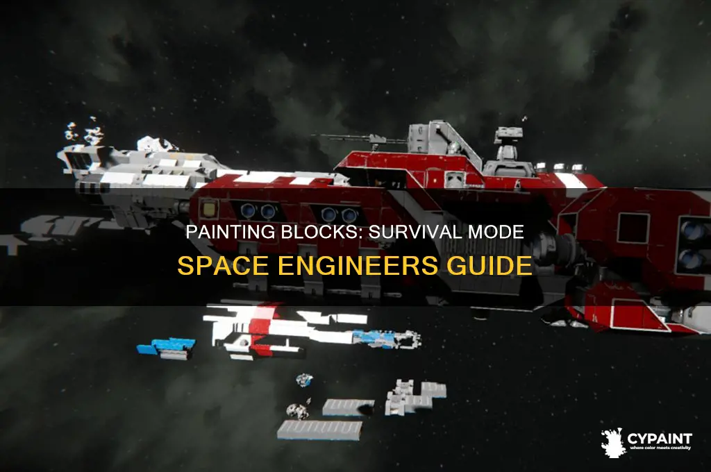 Painting Blocks: Survival Mode Space Engineers Guide | CyPaint