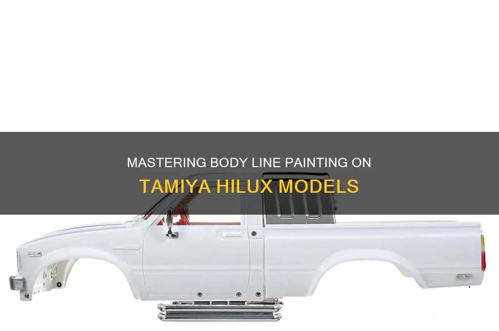 Mastering Body Line Painting On Tamiya Hilux Models | CyPaint