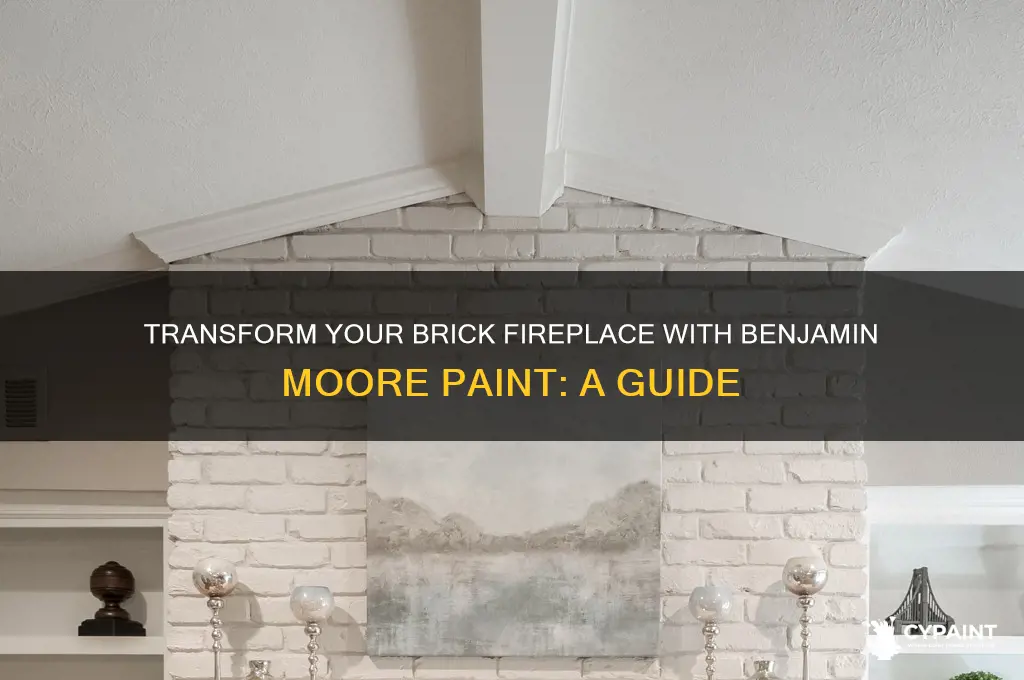 Transform Your Brick Fireplace With Benjamin Moore Paint: A Guide | CyPaint