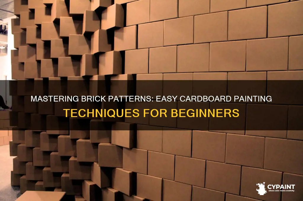 Mastering Brick Patterns: Easy Cardboard Painting Techniques For ...