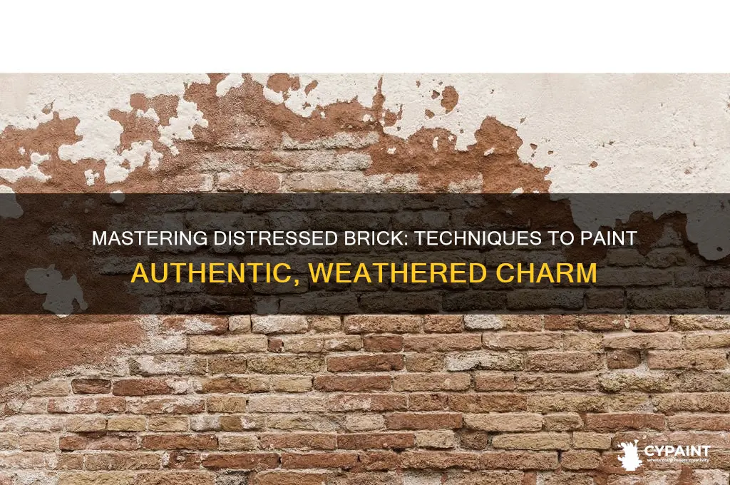 Mastering Distressed Brick: Techniques To Paint Authentic, Weathered ...