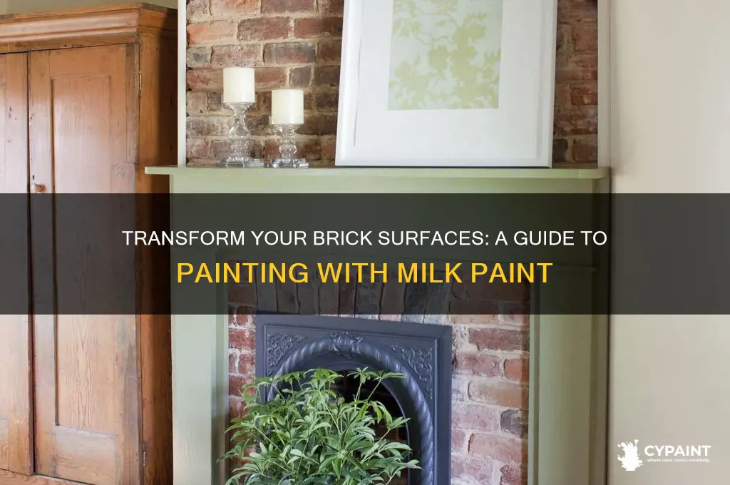 Transform Your Brick Surfaces: A Guide To Painting With Milk Paint ...