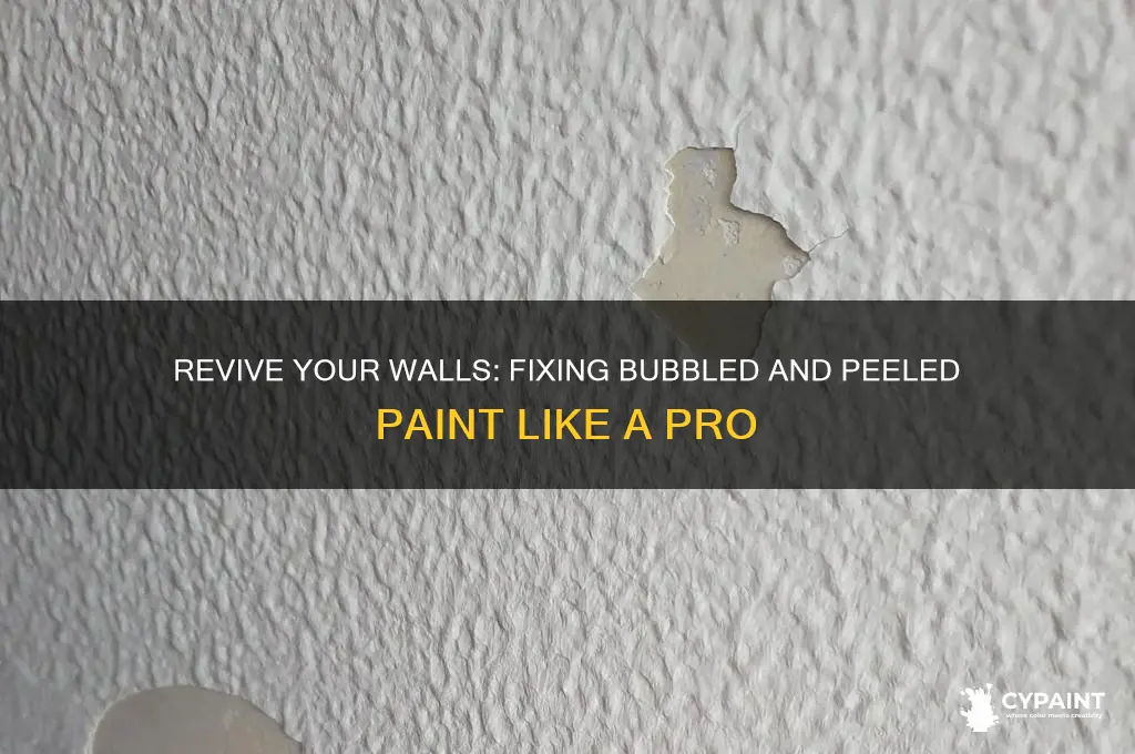 Revive Your Walls: Fixing Bubbled And Peeled Paint Like A Pro | CyPaint