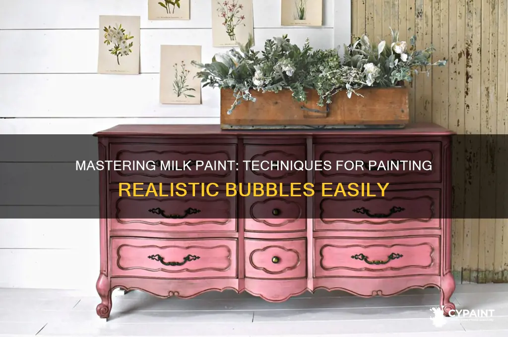 Mastering Milk Paint: Techniques For Painting Realistic Bubbles Easily ...