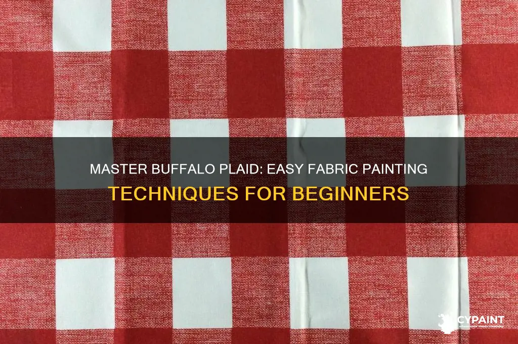 Master Buffalo Plaid: Easy Fabric Painting Techniques For Beginners ...