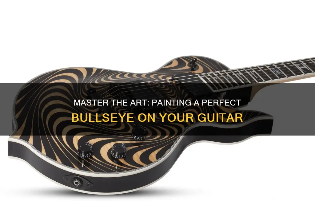 Master The Art: Painting A Perfect Bullseye On Your Guitar | CyPaint