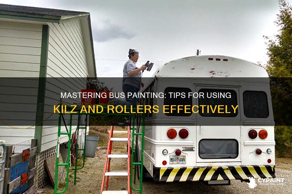 Mastering Bus Painting: Tips For Using Kilz And Rollers Effectively ...