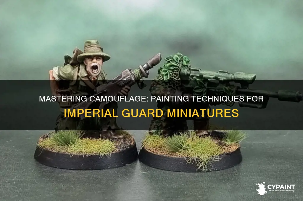 Mastering Camouflage: Painting Techniques For Imperial Guard Miniatures ...