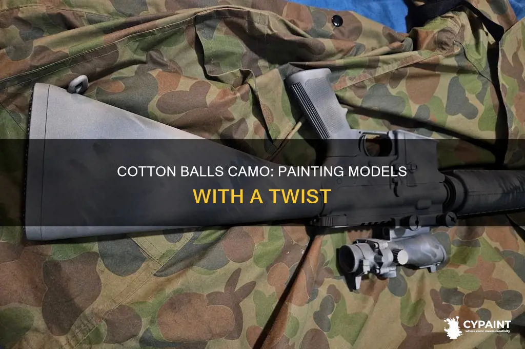 Cotton Balls Camo: Painting Models With A Twist | CyPaint