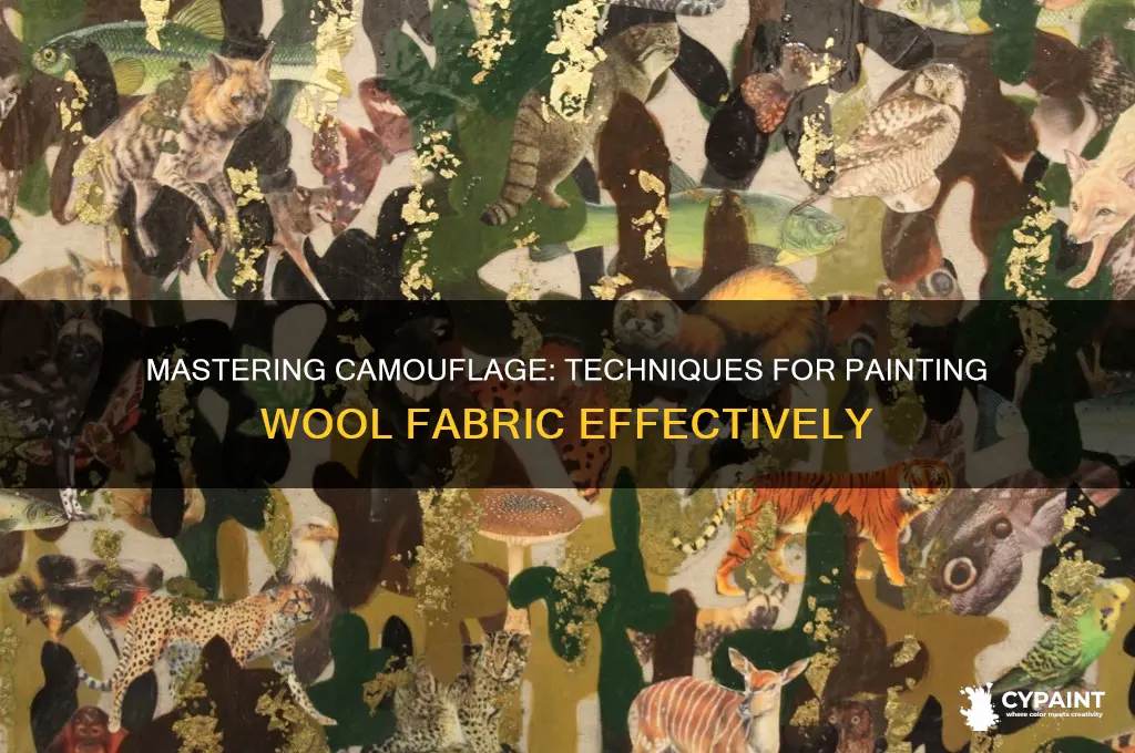 Mastering Camouflage: Techniques For Painting Wool Fabric Effectively ...