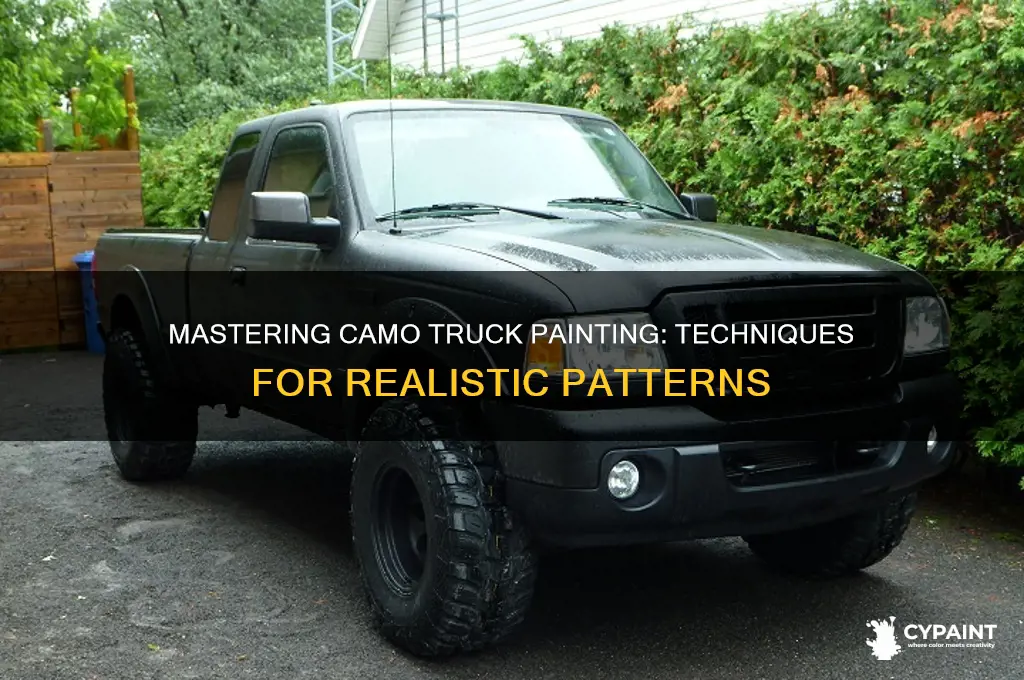 Mastering Camo Truck Painting: Techniques For Realistic Patterns | CyPaint