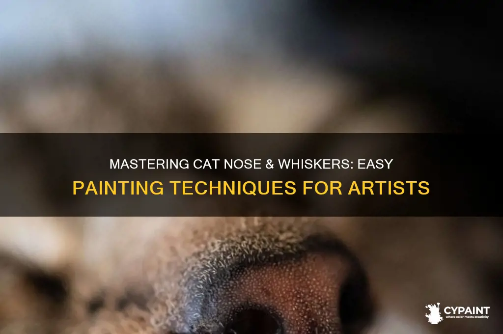 Mastering Cat Nose & Whiskers: Easy Painting Techniques For Artists ...