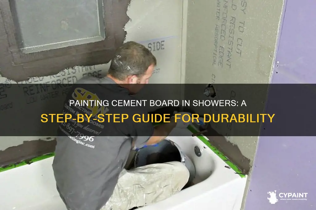 Painting Cement Board In Showers: A Step-By-Step Guide For Durability ...