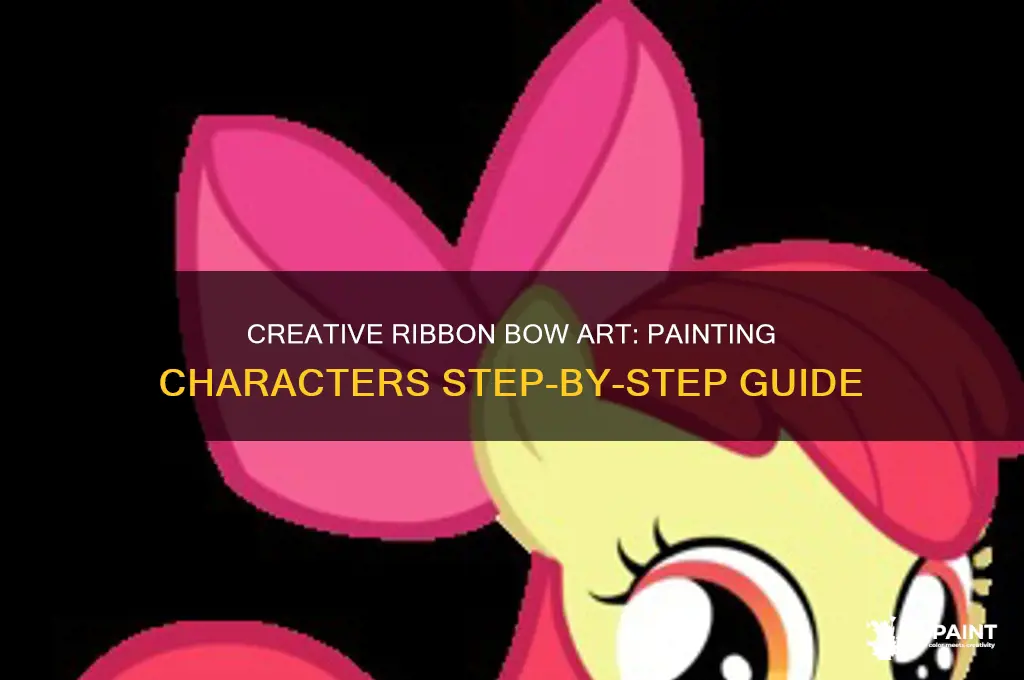 Creative Ribbon Bow Art: Painting Characters Step-By-Step Guide | CyPaint