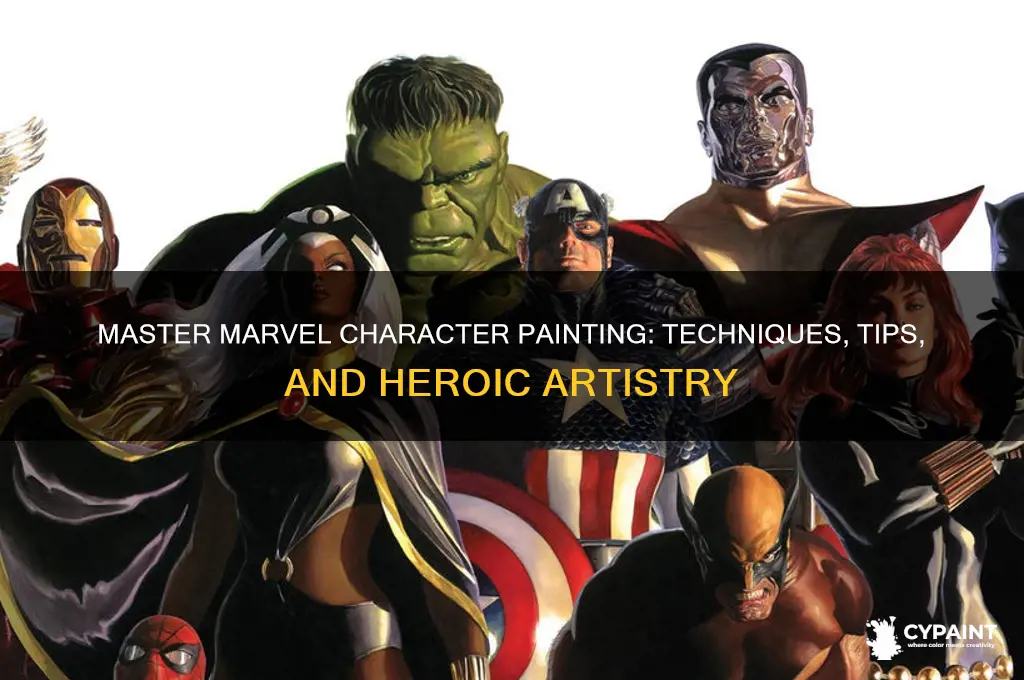 Master Marvel Character Painting: Techniques, Tips, And Heroic Artistry ...