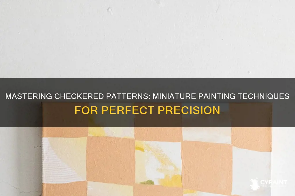 Mastering Checkered Patterns: Miniature Painting Techniques For Perfect ...