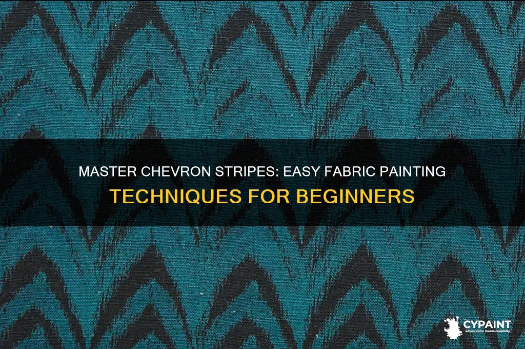 Master Chevron Stripes: Easy Fabric Painting Techniques For Beginners ...