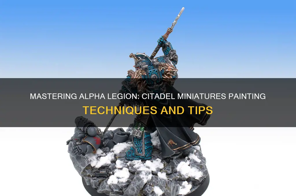 Mastering Alpha Legion: Citadel Miniatures Painting Techniques And Tips ...