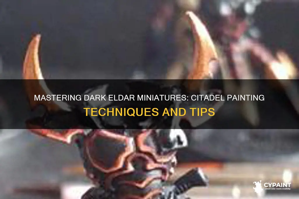 Mastering Dark Eldar Miniatures: Citadel Painting Techniques And Tips ...