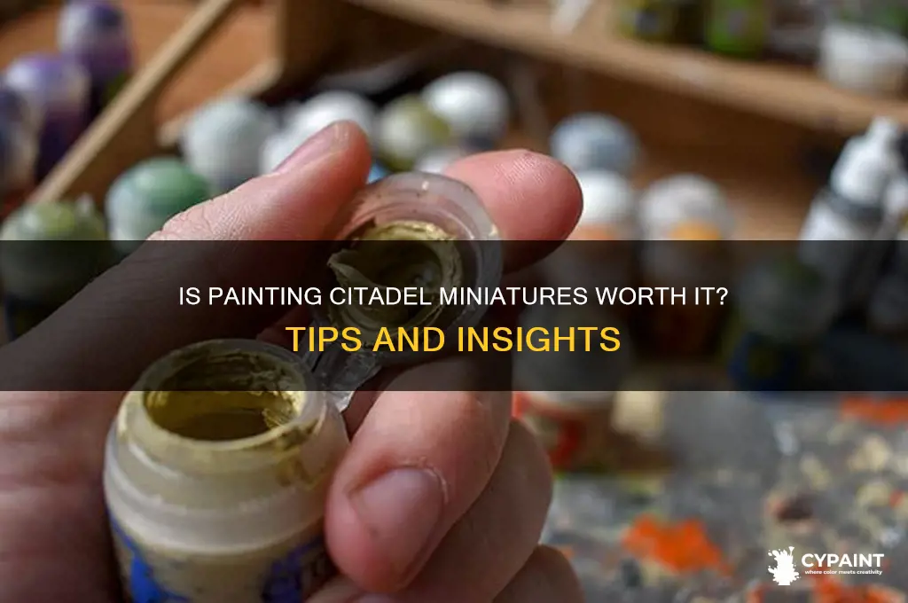 Is Painting Citadel Miniatures Worth It? Tips And Insights | CyPaint