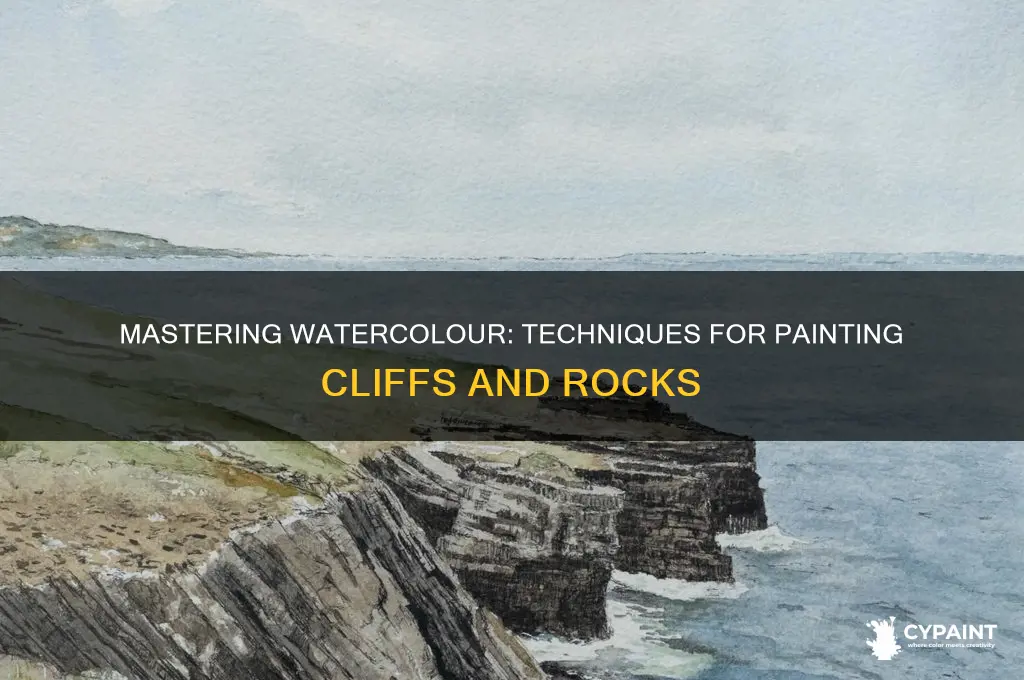Mastering Watercolour: Techniques For Painting Cliffs And Rocks | CyPaint