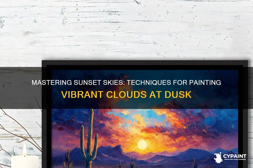 Mastering Sunset Skies: Techniques For Painting Vibrant Clouds At Dusk ...