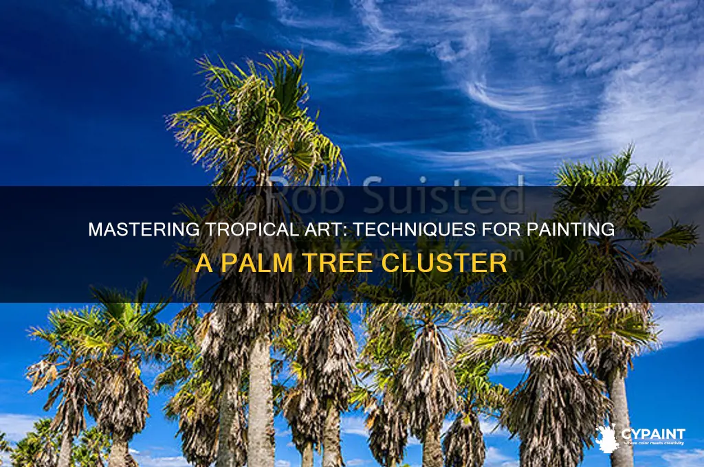 Mastering Tropical Art: Techniques For Painting A Palm Tree Cluster ...