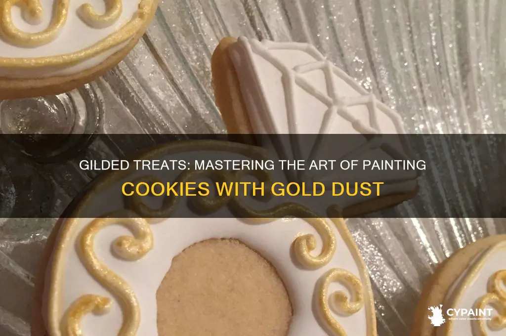 Gilded Treats: Mastering The Art Of Painting Cookies With Gold Dust ...