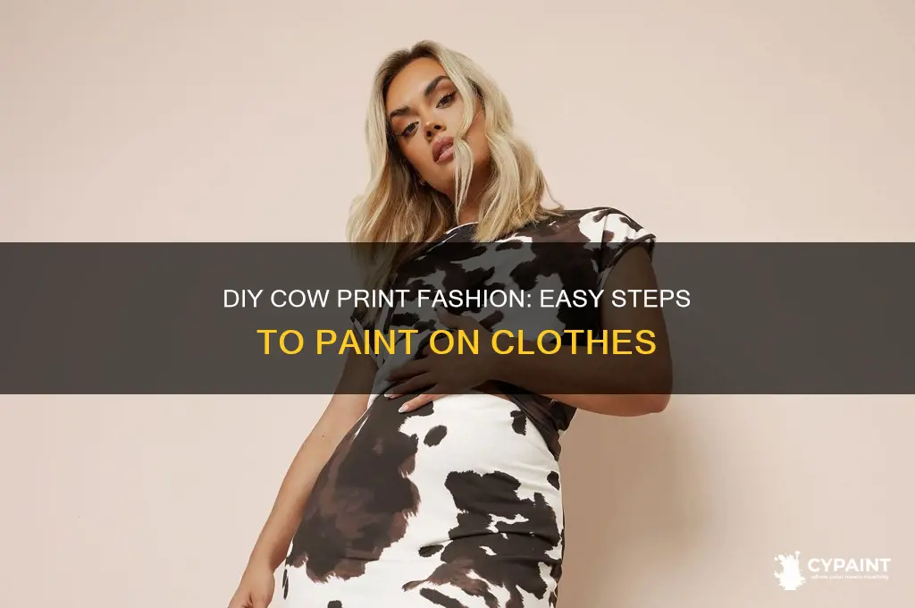 Diy Cow Print Fashion: Easy Steps To Paint On Clothes | CyPaint