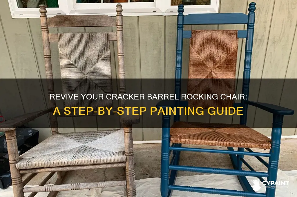 Revive Your Cracker Barrel Rocking Chair: A Step-By-Step Painting Guide ...