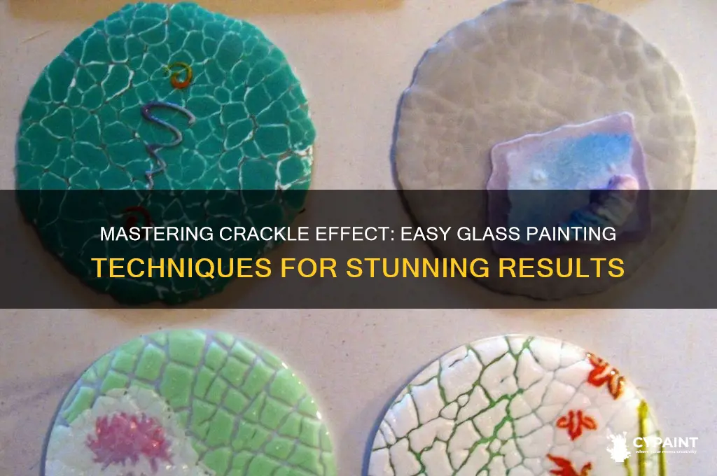 Mastering Crackle Effect: Easy Glass Painting Techniques For Stunning ...