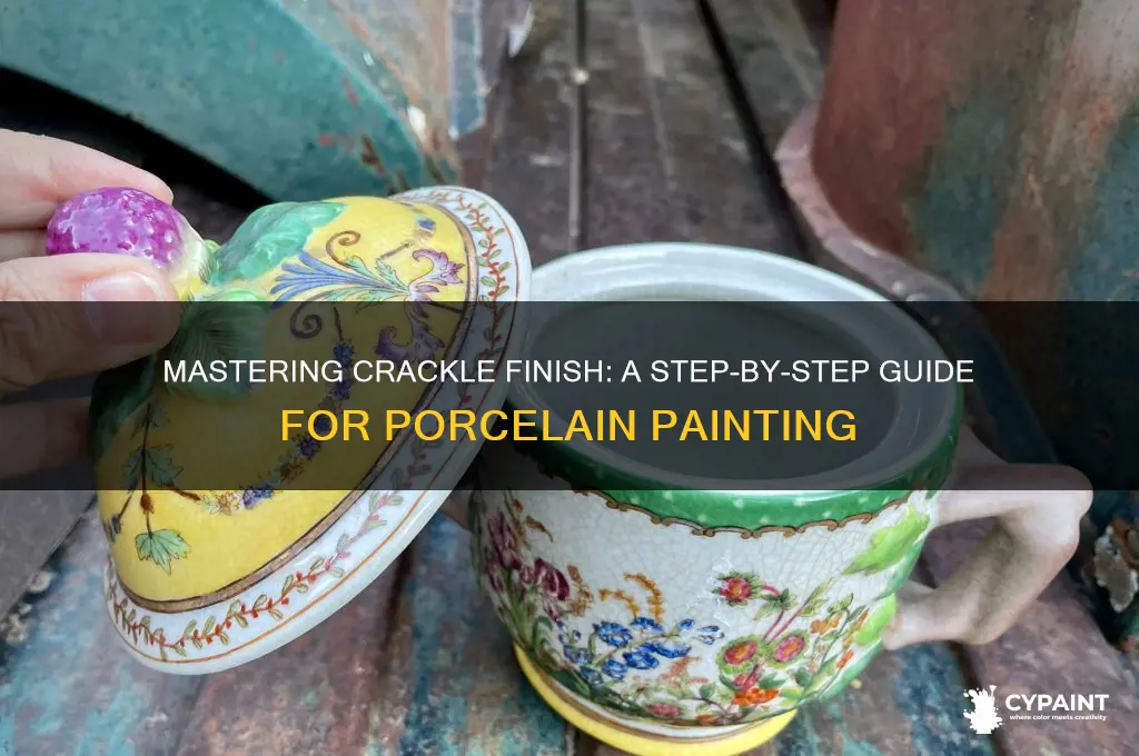 Mastering Crackle Finish: A Step-By-Step Guide For Porcelain Painting ...
