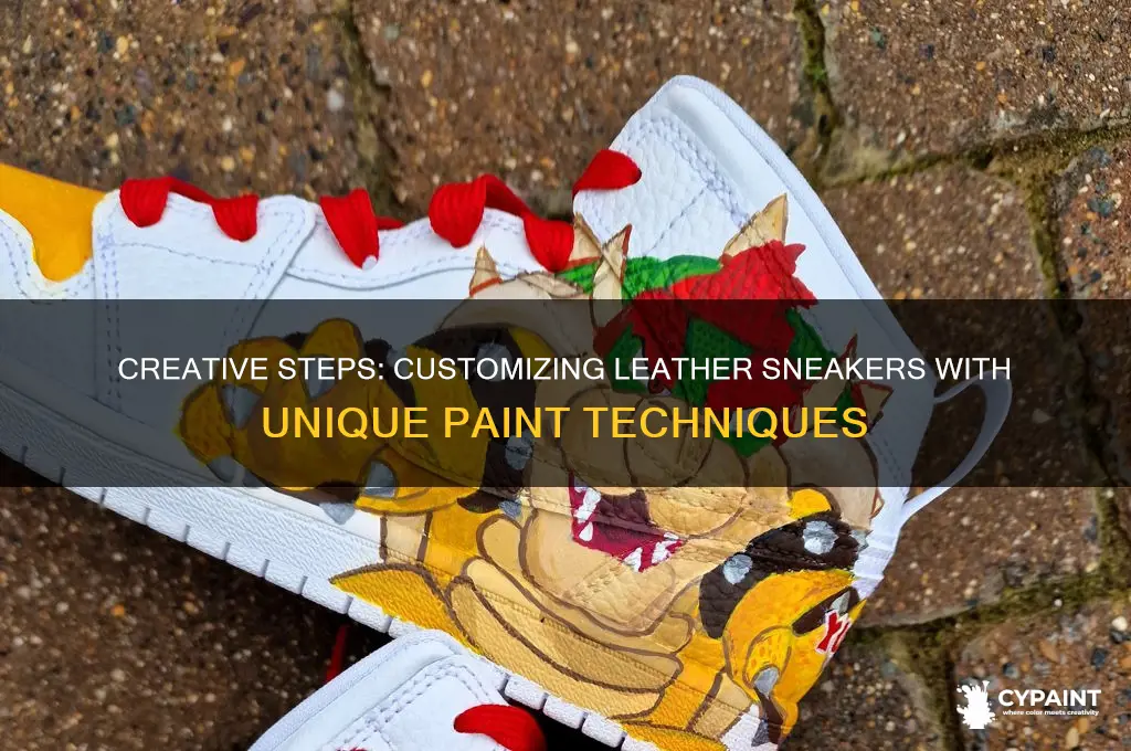 Creative Steps: Customizing Leather Sneakers With Unique Paint ...