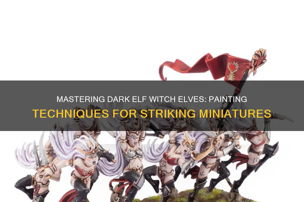 Mastering Dark Elf Witch Elves: Painting Techniques For Striking ...