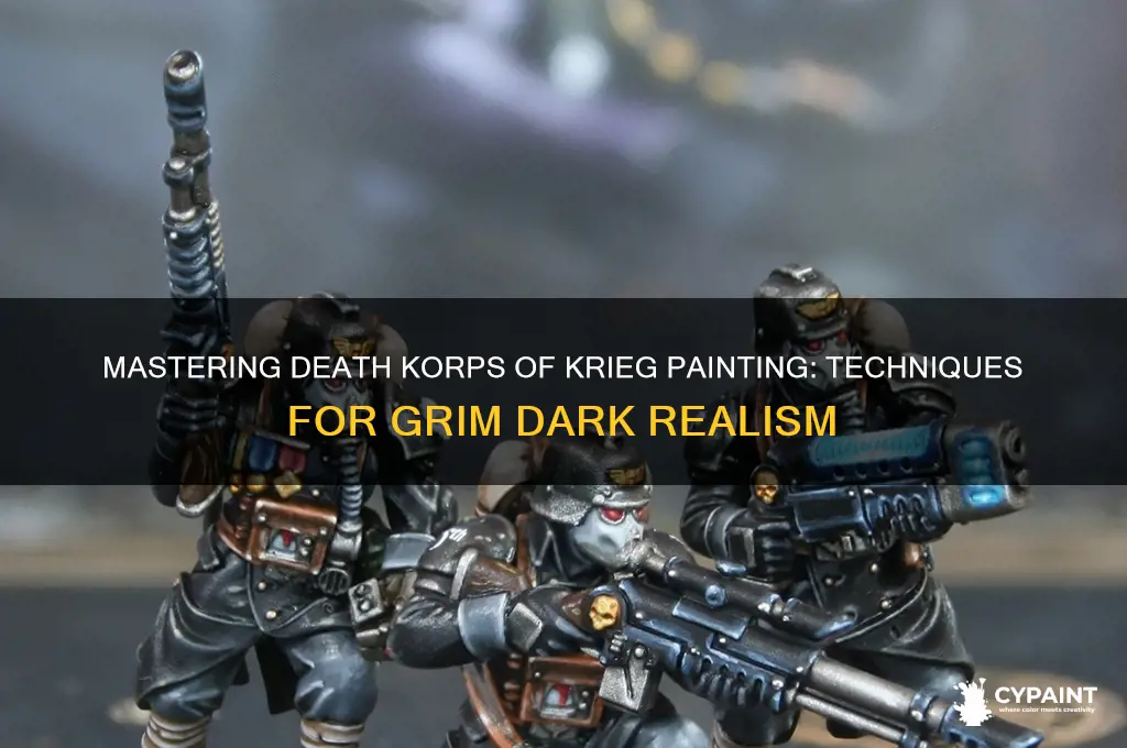 Mastering Death Korps Of Krieg Painting: Techniques For Grim Dark ...