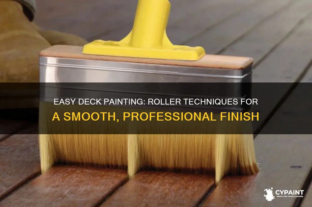 Easy Deck Painting: Roller Techniques For A Smooth, Professional Finish ...