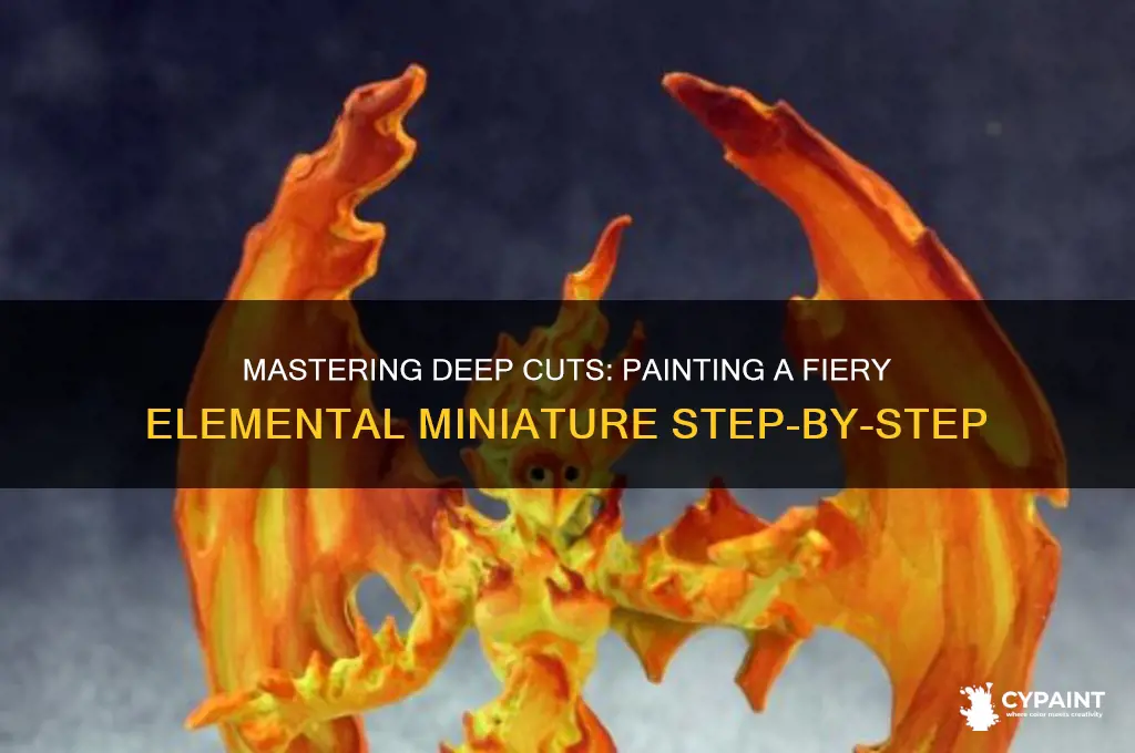 Mastering Deep Cuts: Painting A Fiery Elemental Miniature Step-By-Step ...