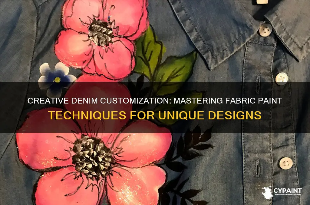 Creative Denim Customization: Mastering Fabric Paint Techniques For ...