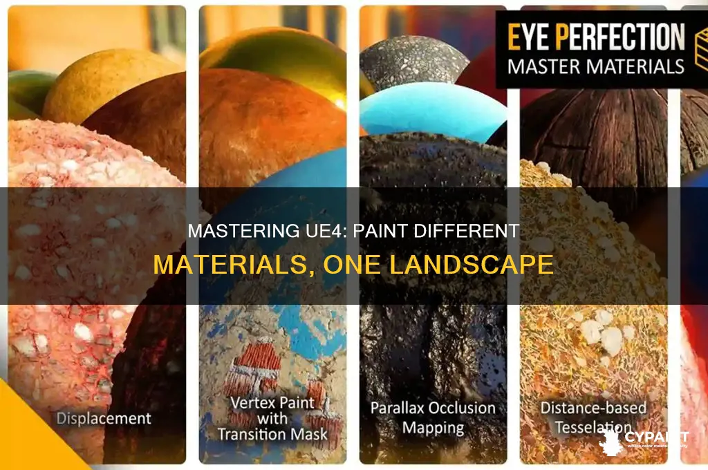 Mastering Ue4: Paint Different Materials, One Landscape | CyPaint