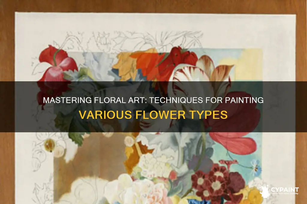 Mastering Floral Art: Techniques For Painting Various Flower Types ...