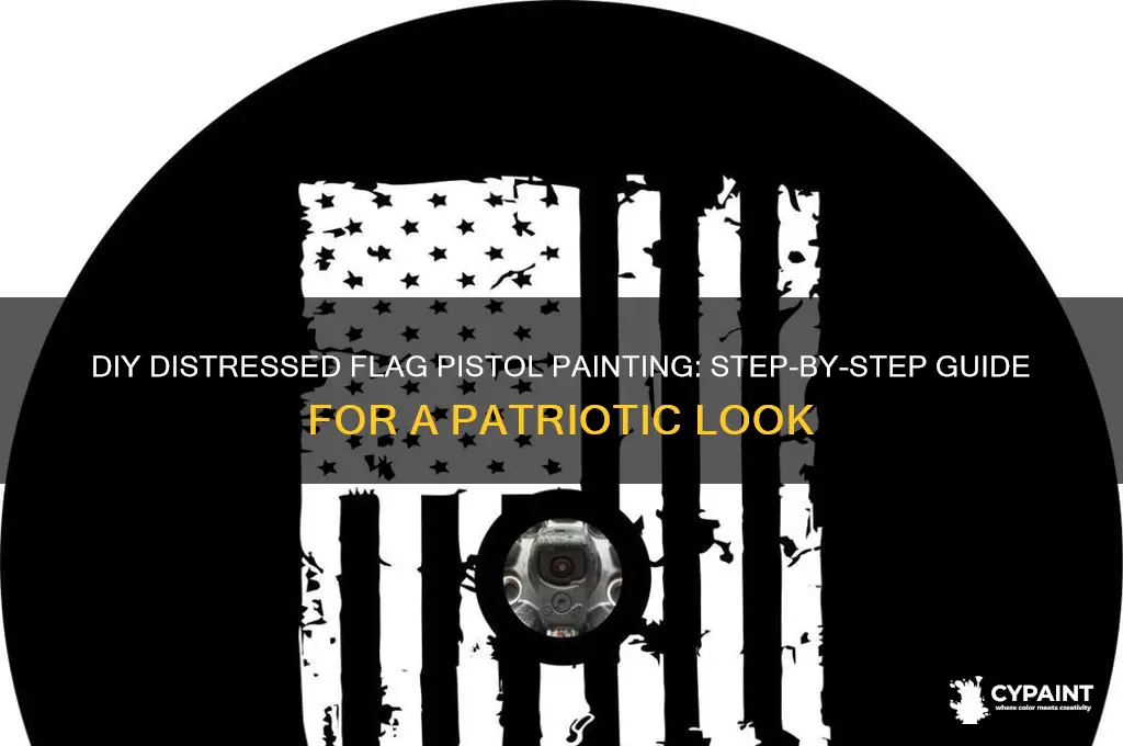 Diy Distressed Flag Pistol Painting: Step-By-Step Guide For A Patriotic ...