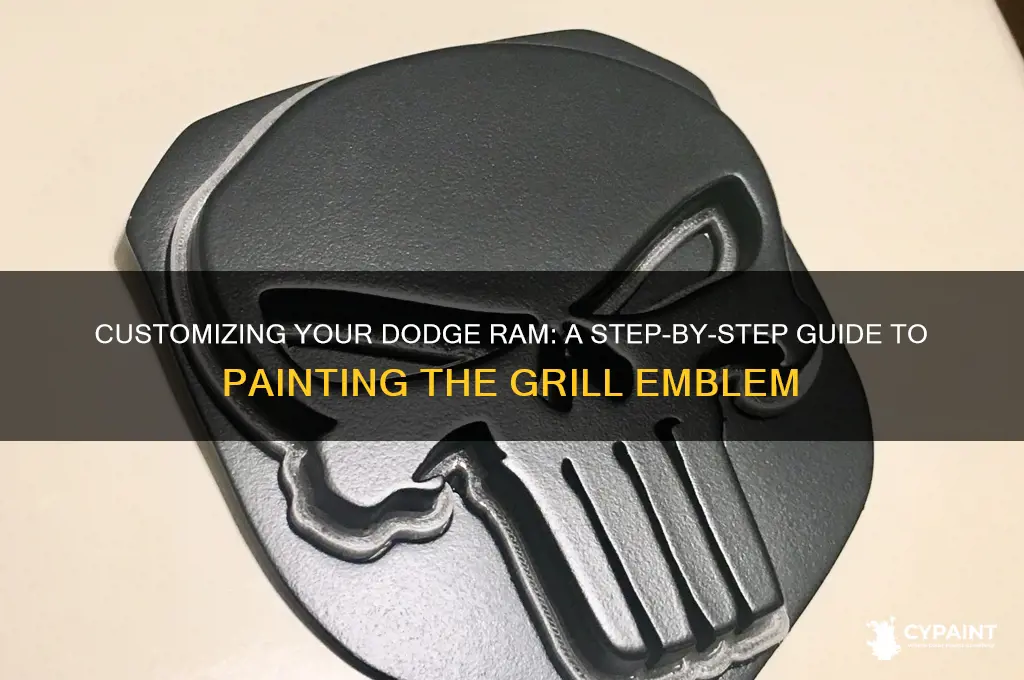 Customizing Your Dodge Ram: A Step-By-Step Guide To Painting The Grill ...