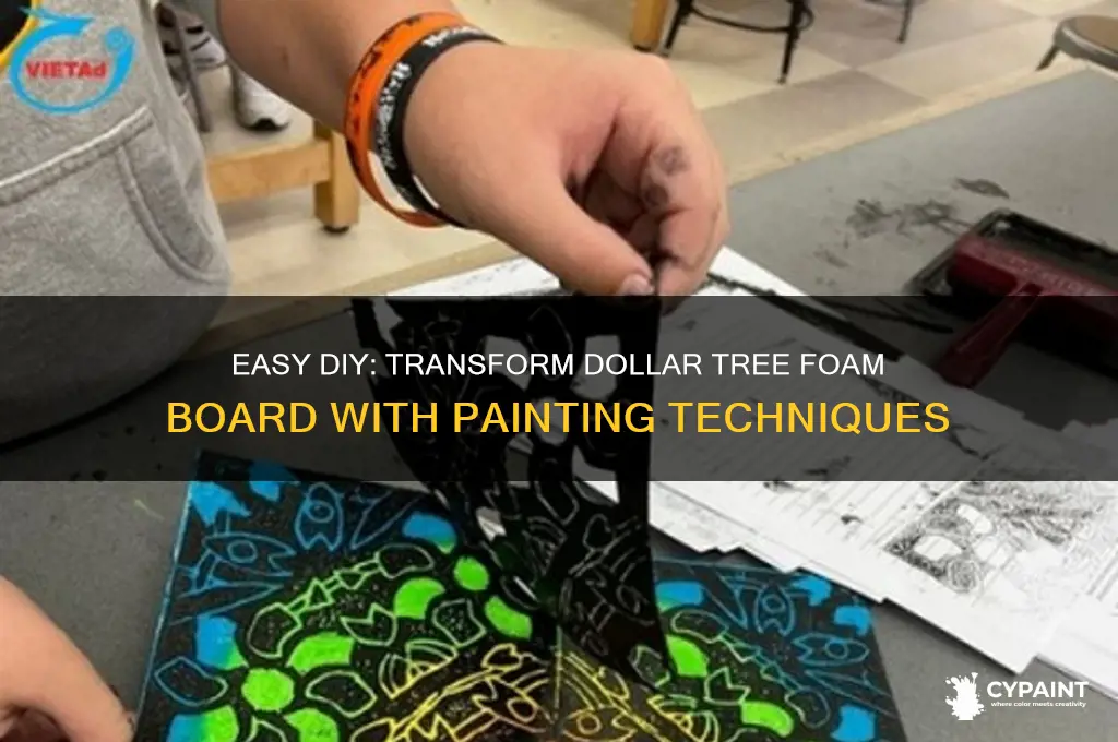 Easy Diy: Transform Dollar Tree Foam Board With Painting Techniques ...
