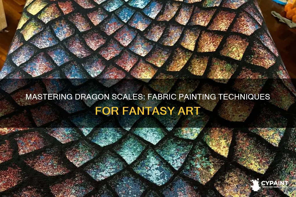 Mastering Dragon Scales: Fabric Painting Techniques For Fantasy Art ...