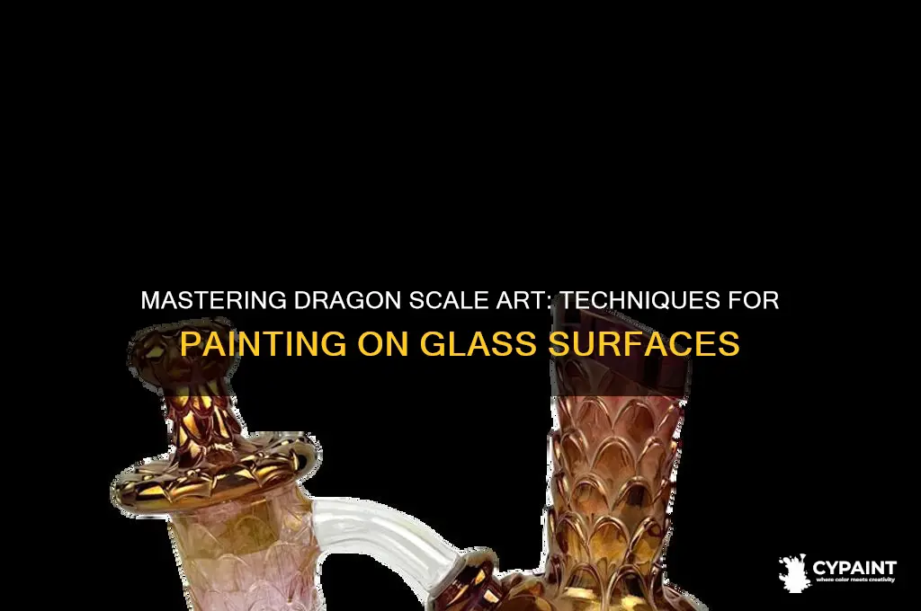 Mastering Dragon Scale Art: Techniques For Painting On Glass Surfaces ...